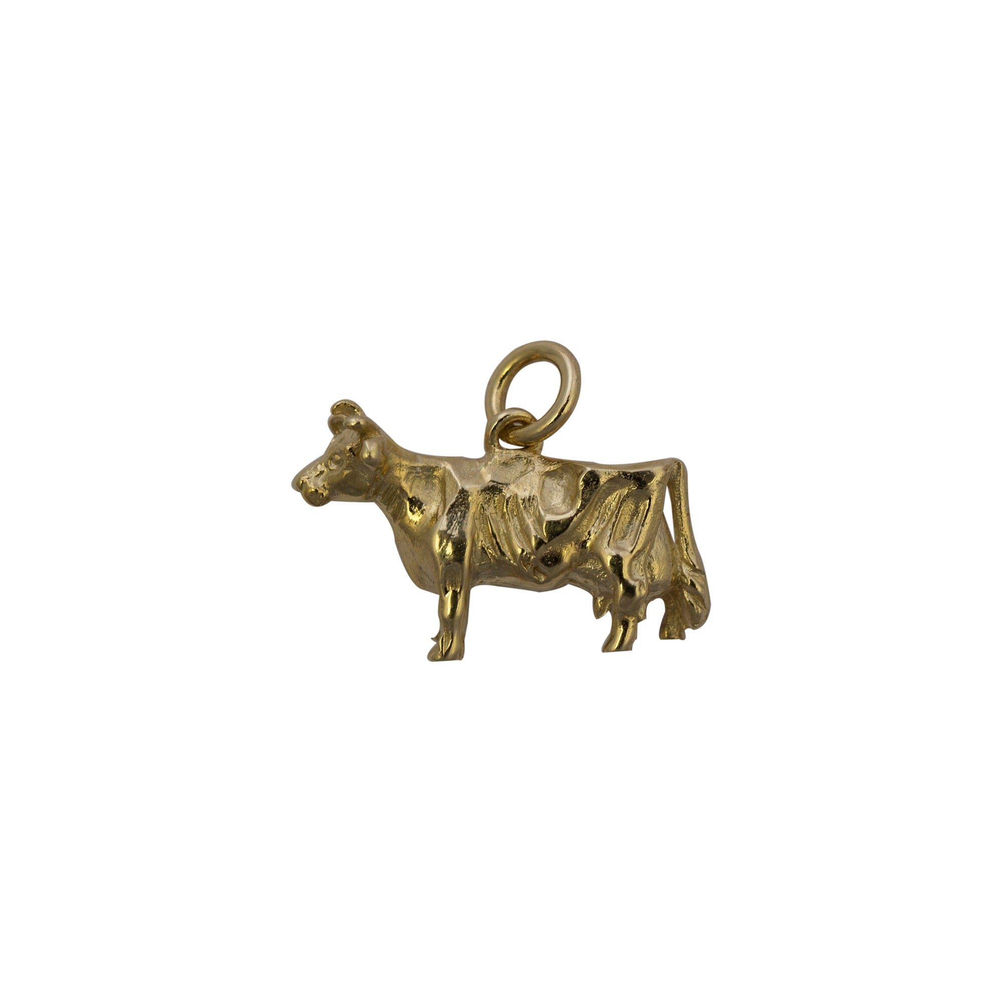 9ct Yellow Gold Large Jersey Cow Charm