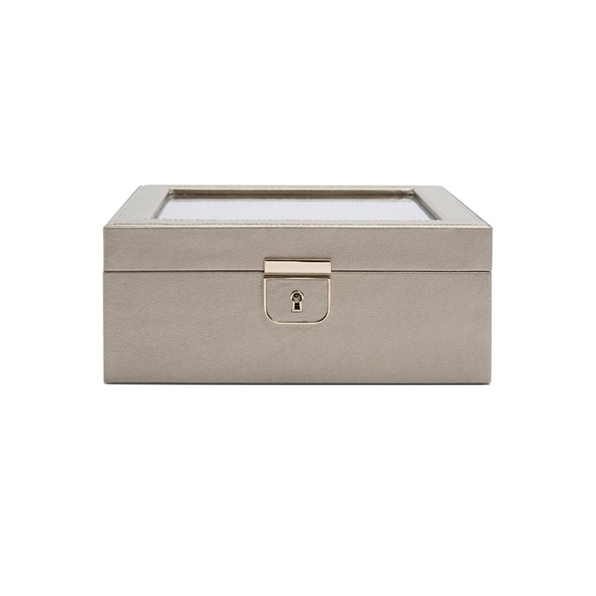 Palermo Grey Leather 6pce Watch Box