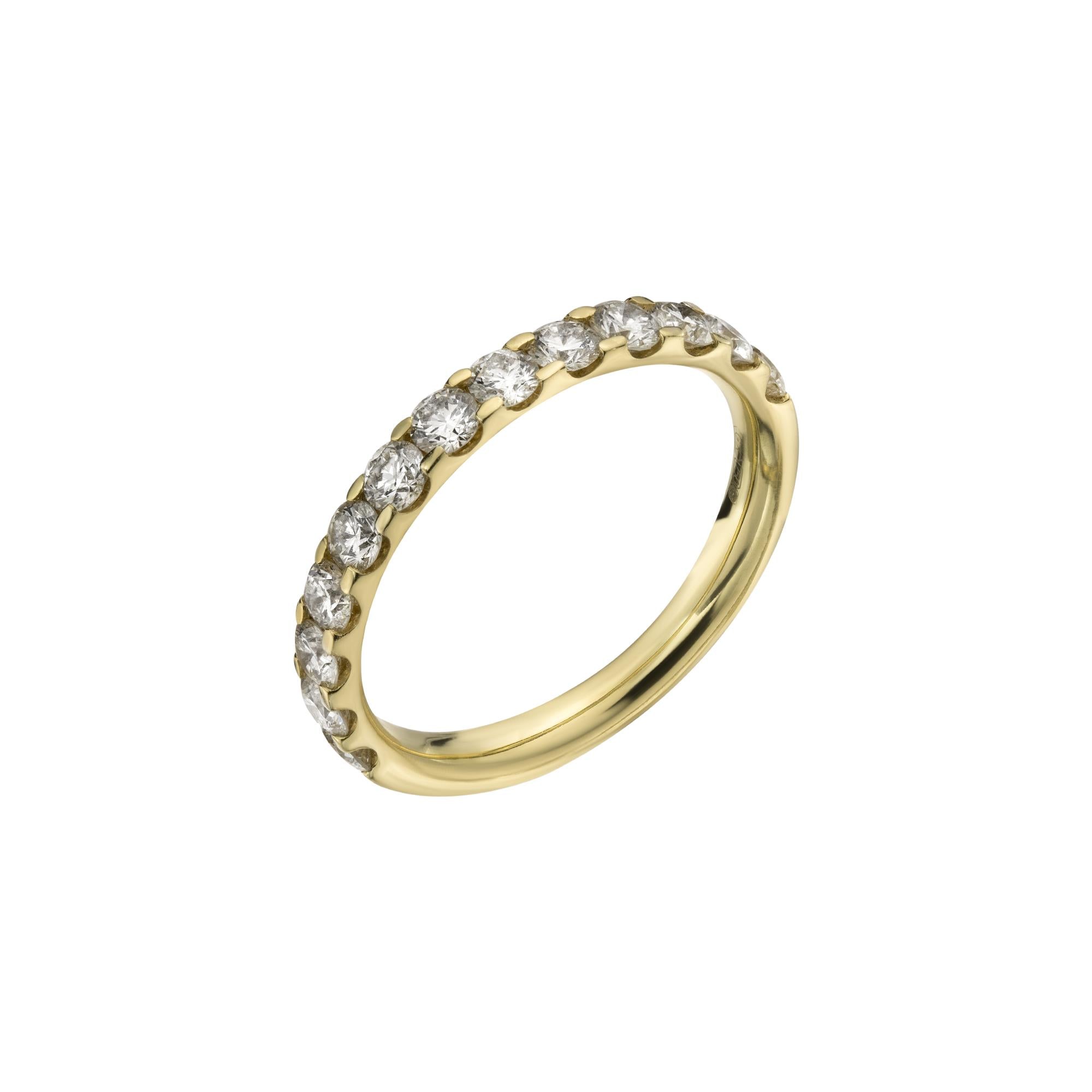 18ct Yellow Gold Diamond Eternity Ring