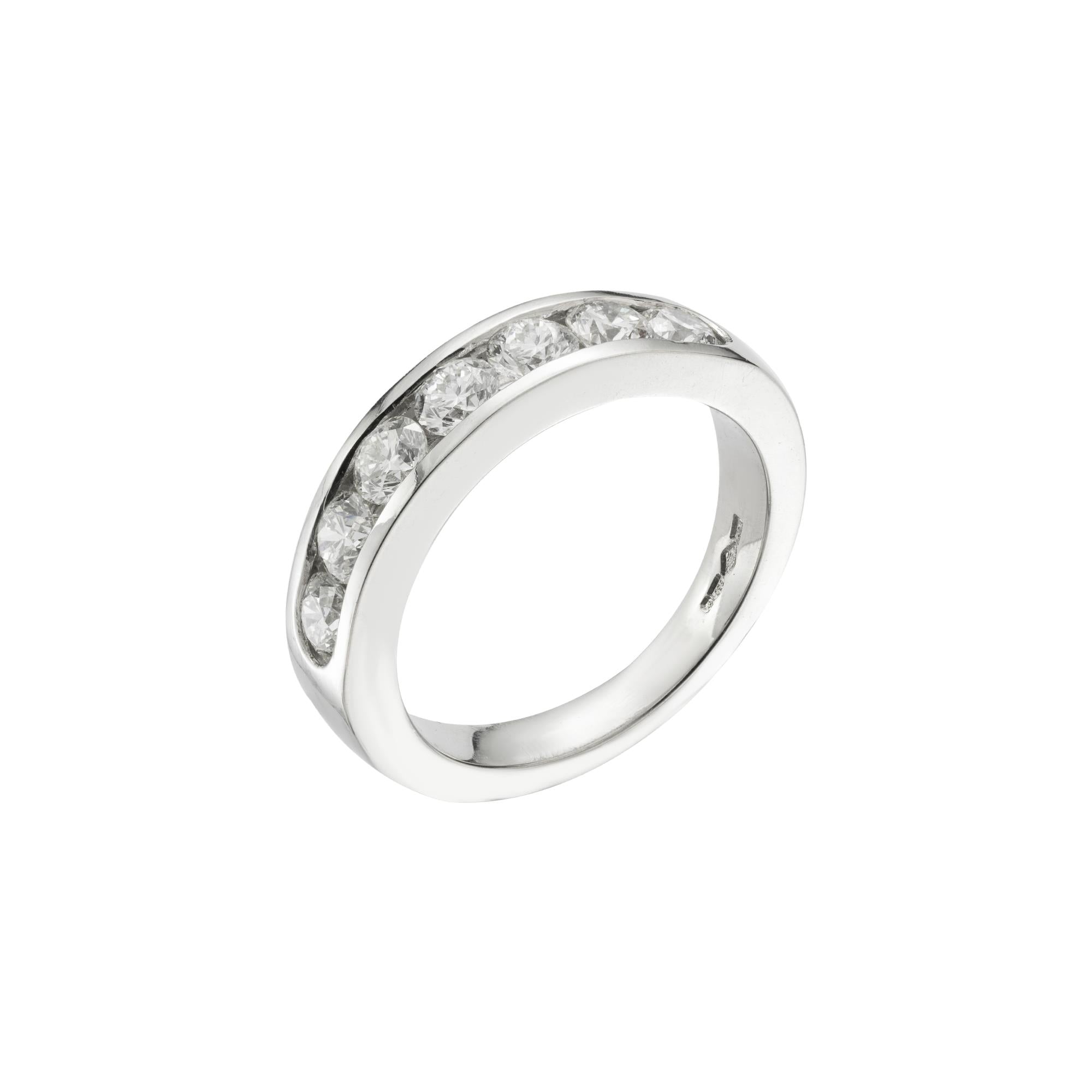 Platinum Diamond Eternity Ring,