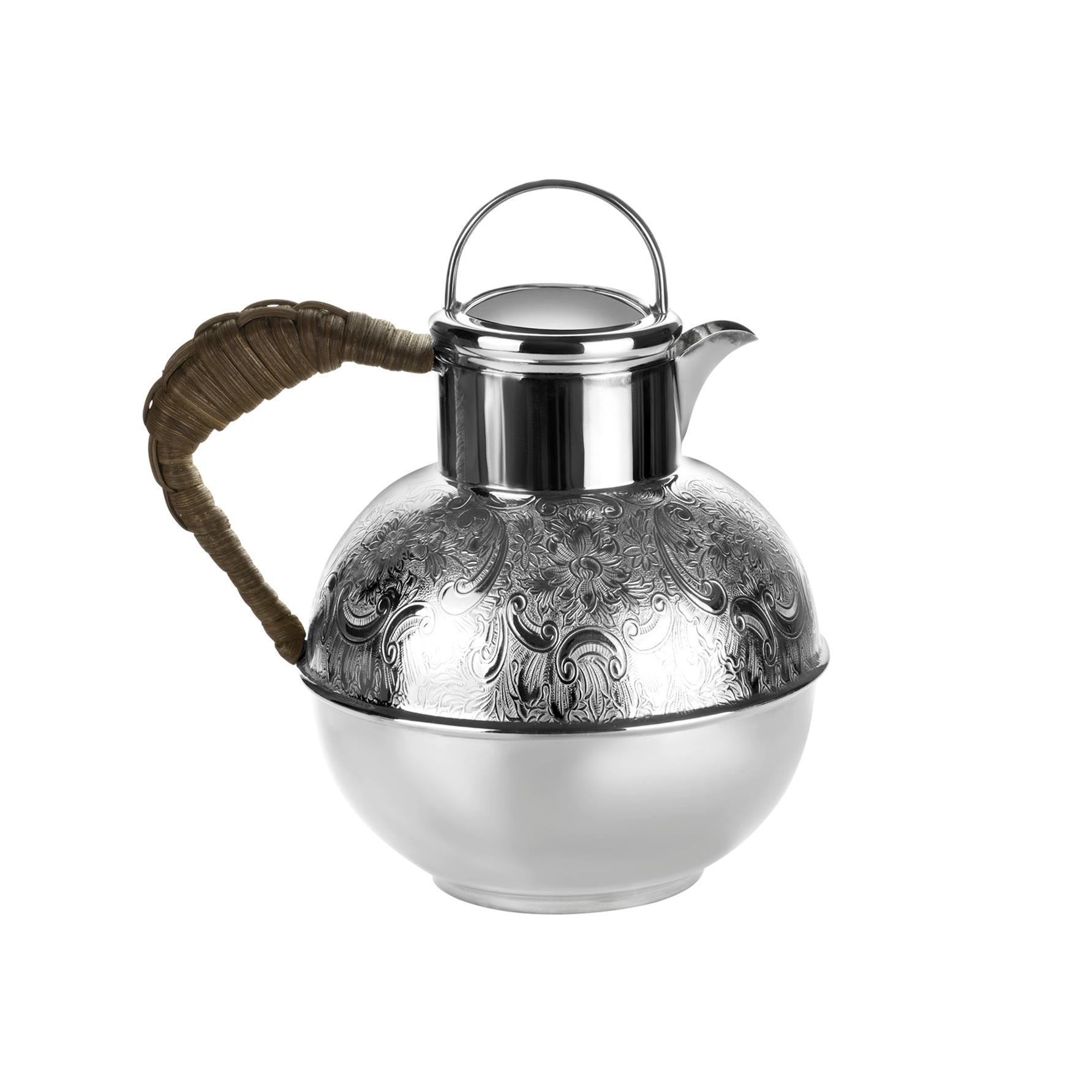 Silver Plated Embossed Jersey Jug
