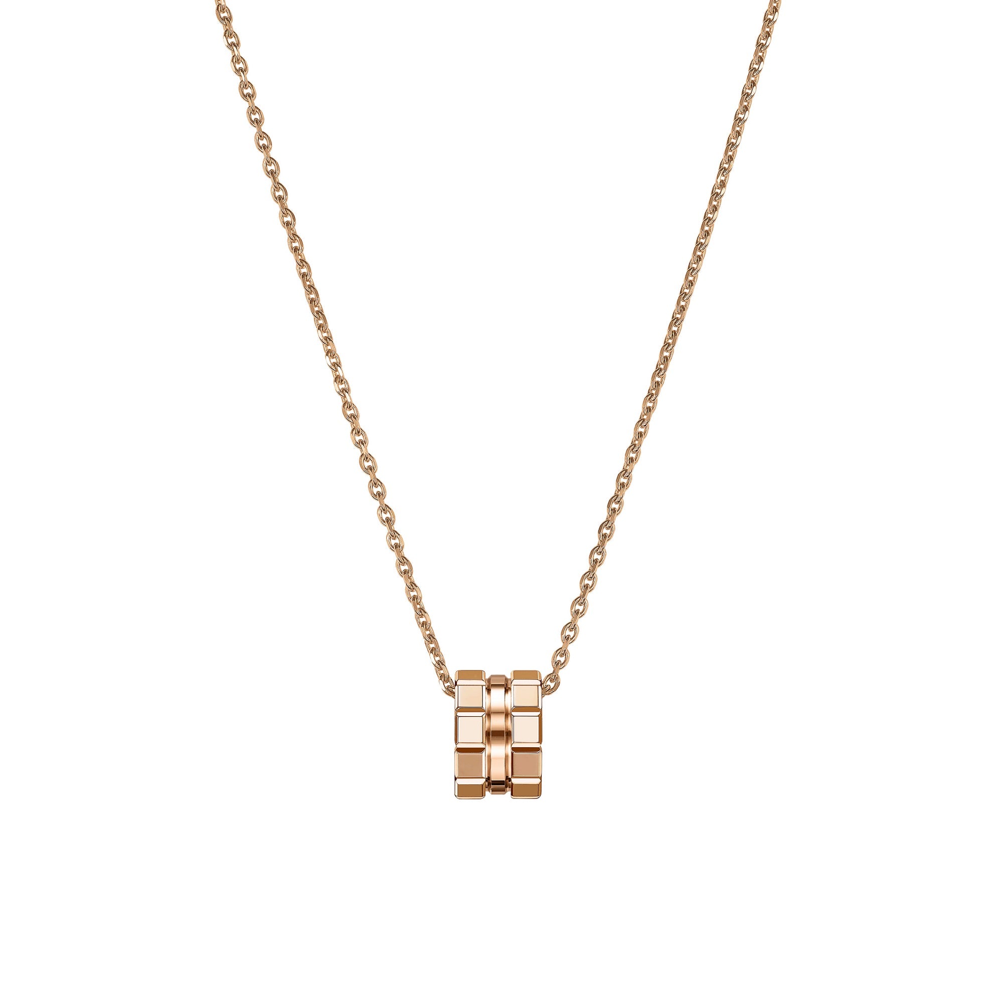 Ice Cube 18ct Rose Gold Pure Pendant