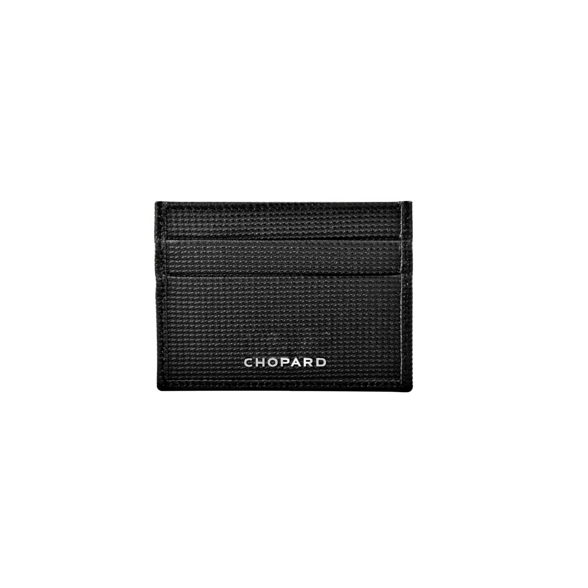 Chopard Black Small Card Leather Holder