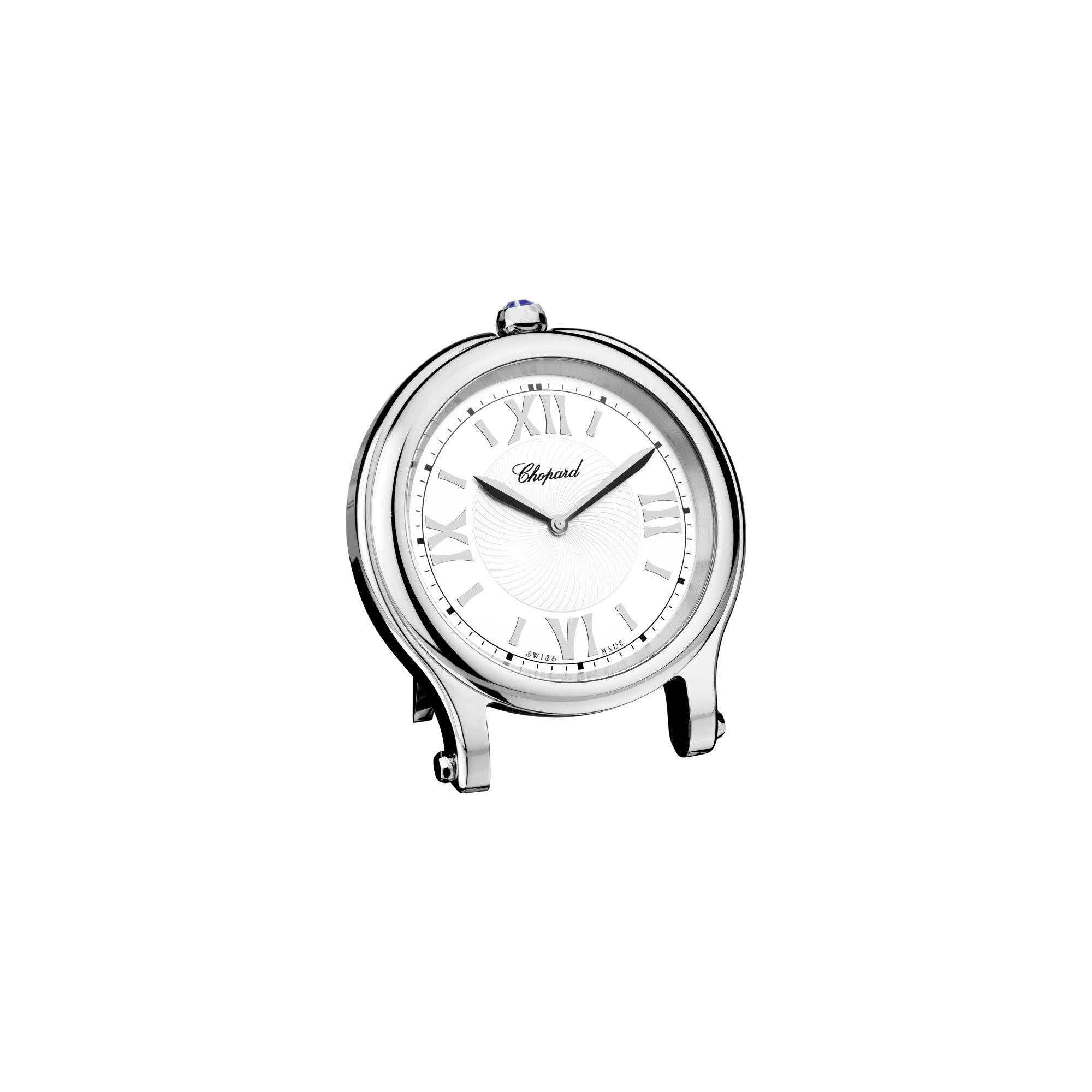 Happy Sport Stainless Steel Table Clock