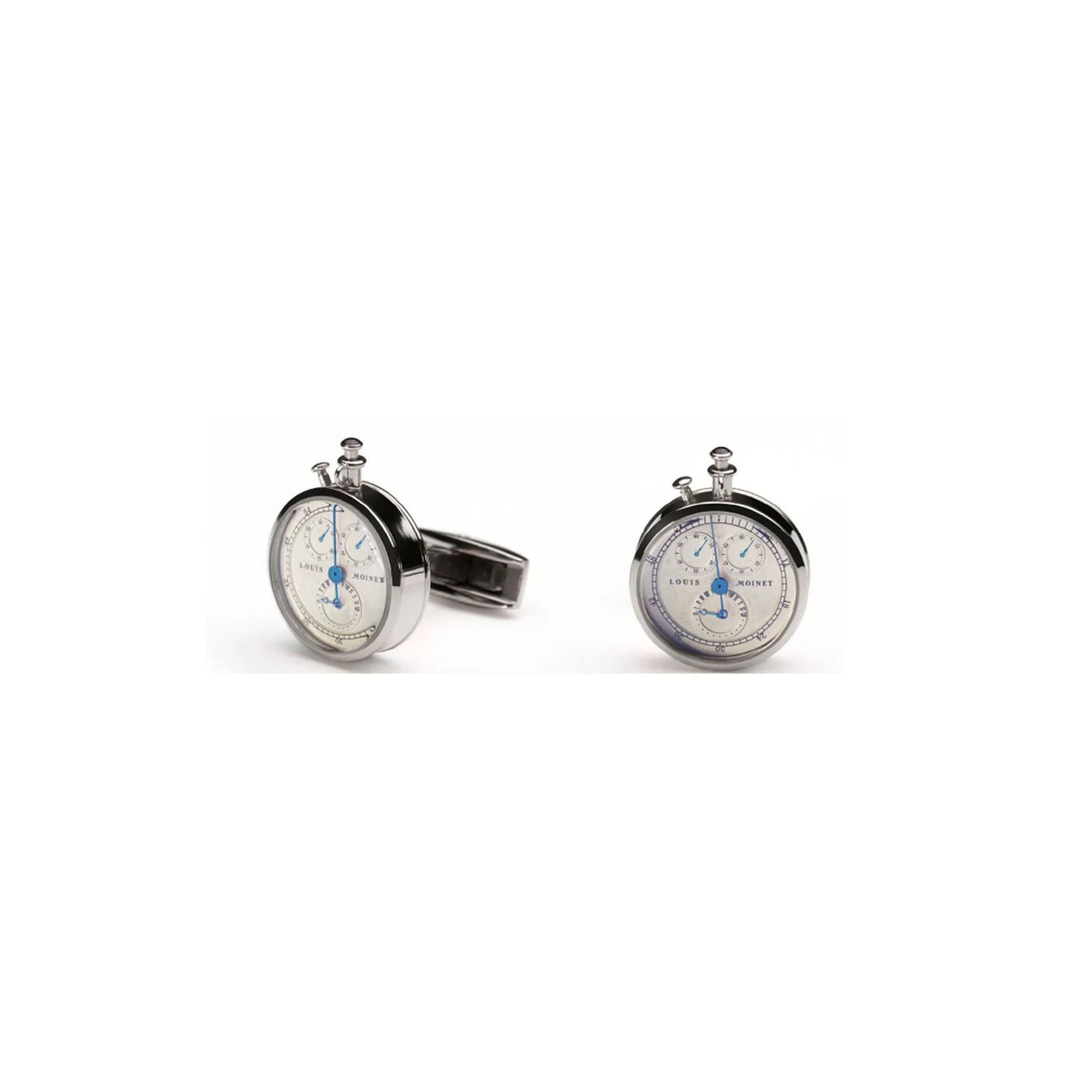 Steel Chrono Hand Cufflinks