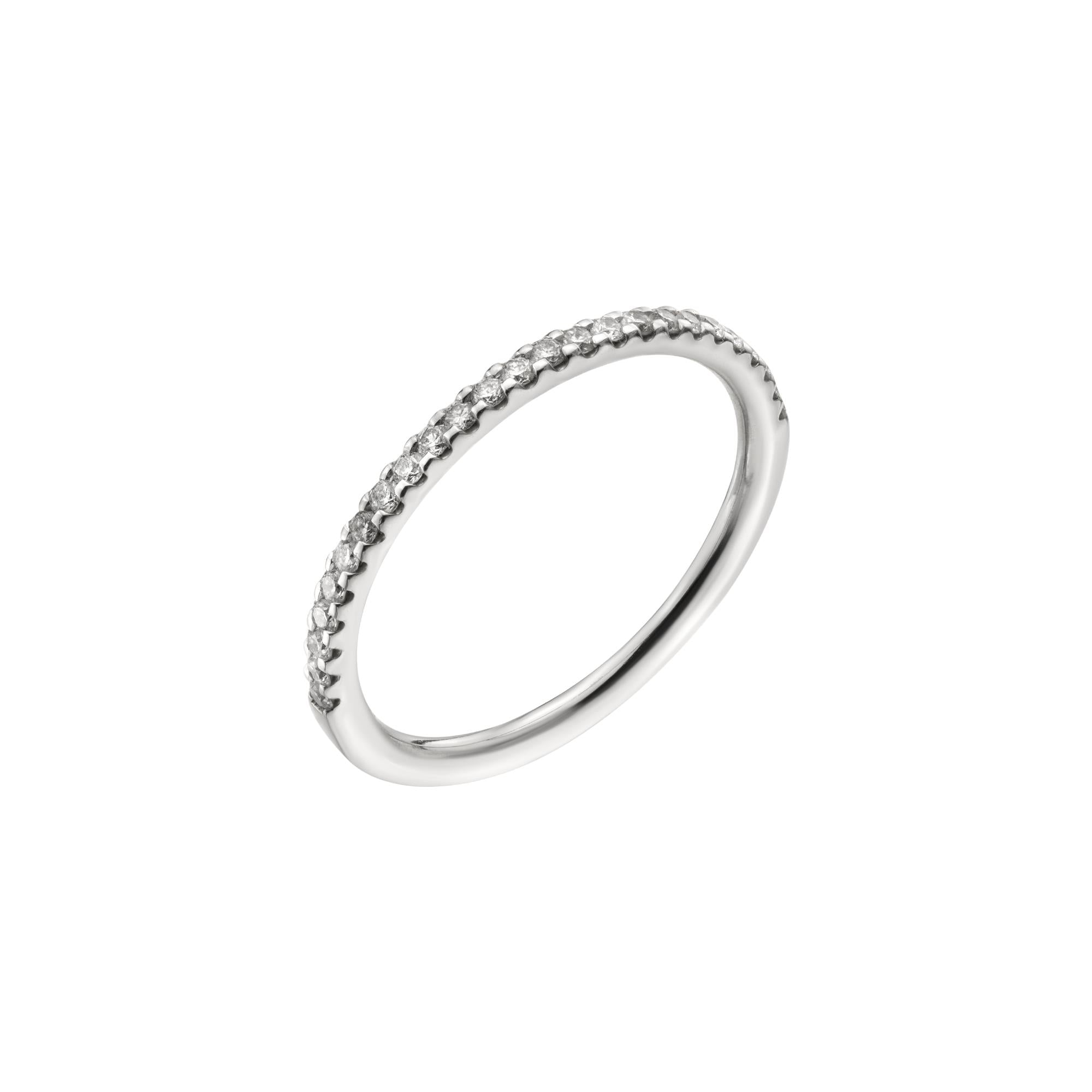 Platinum Round Cut Diamond Eternity Ring