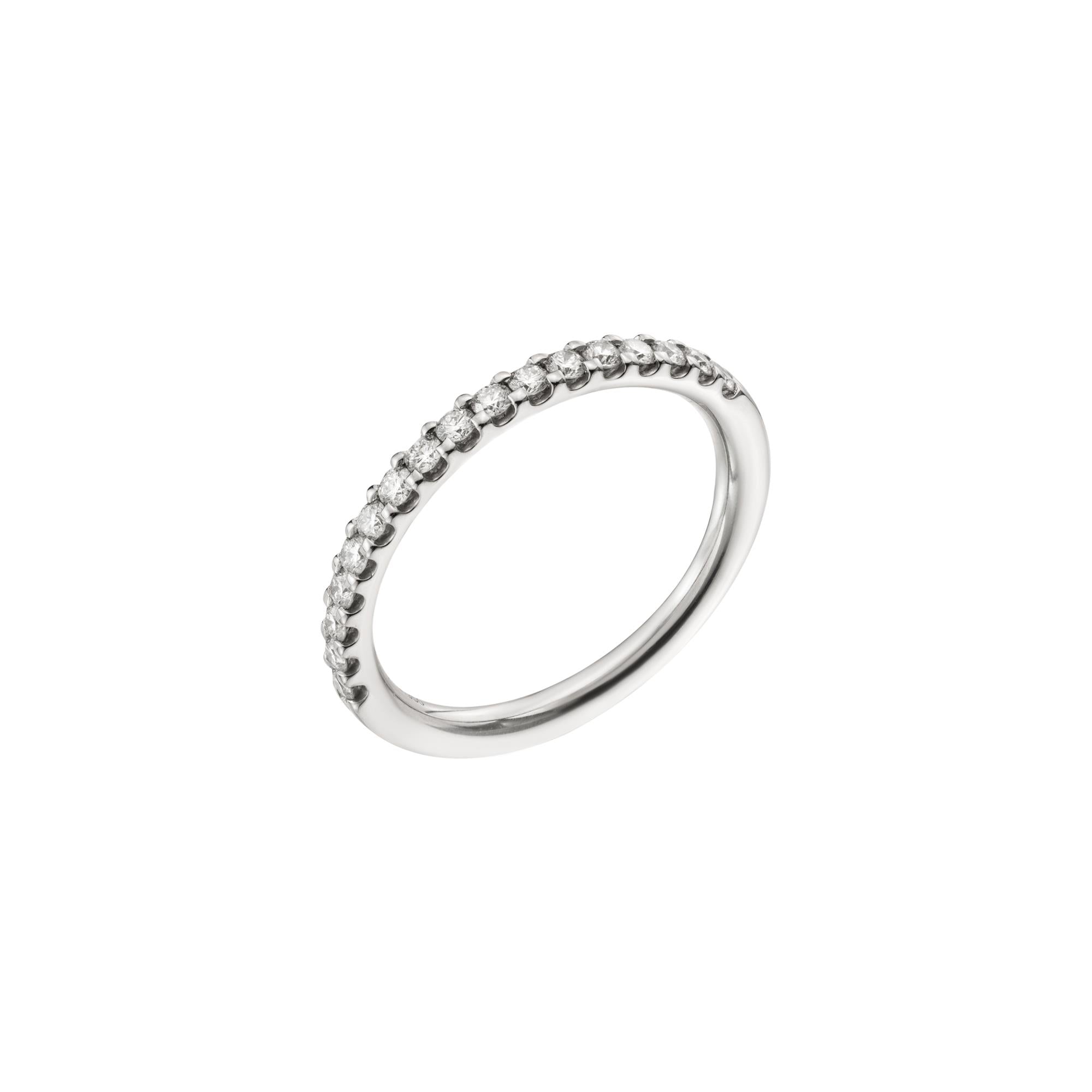 Platinum Round Cut Diamond Eternity Ring