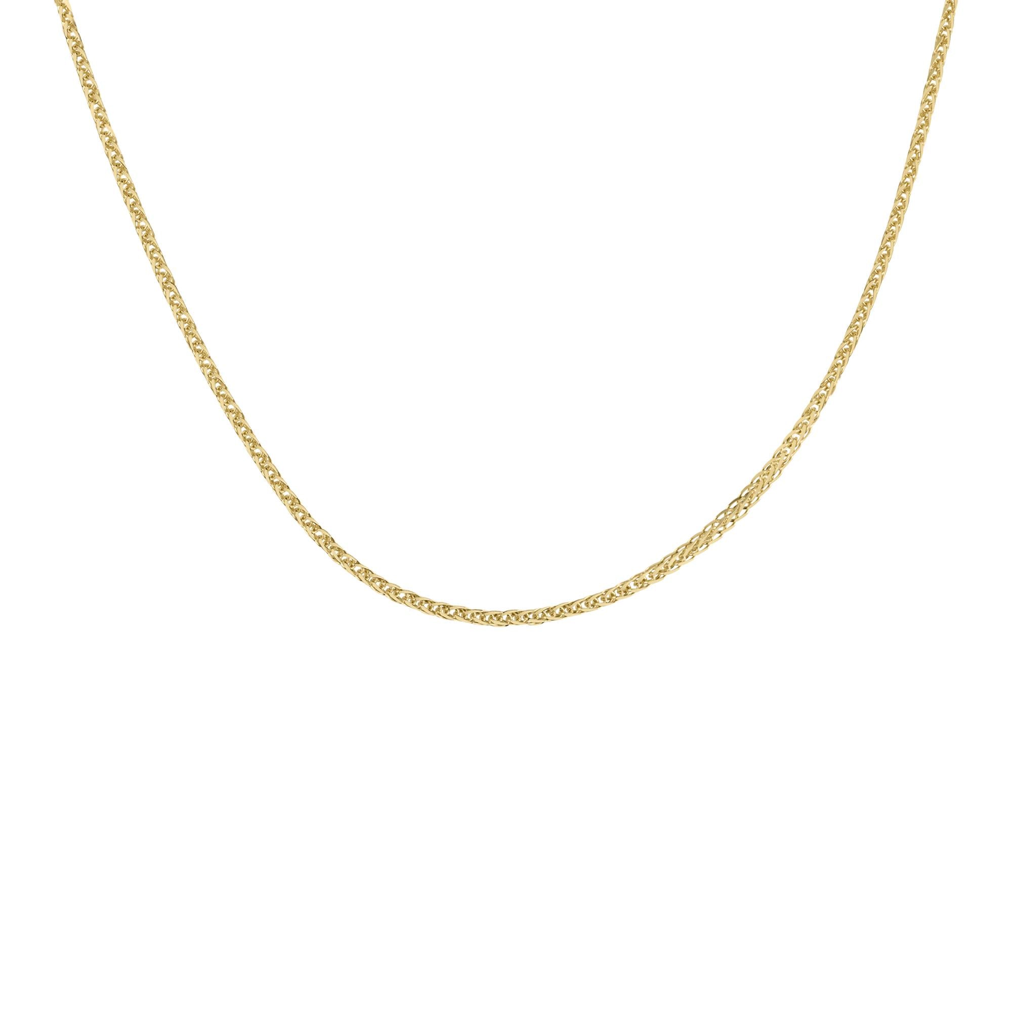 9ct Filed 18" Spiga Link Chain