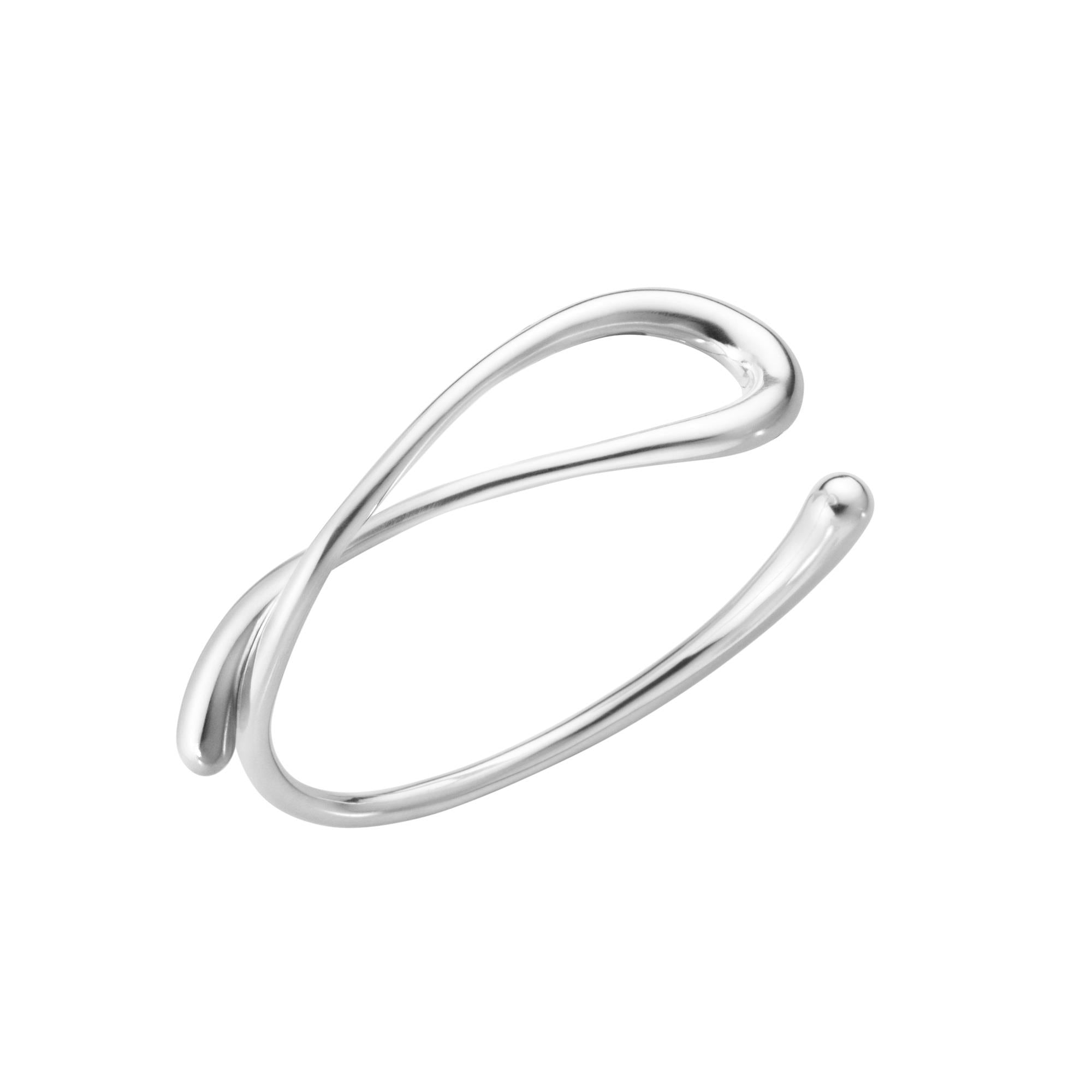 Silver Mercy Twist Bangle