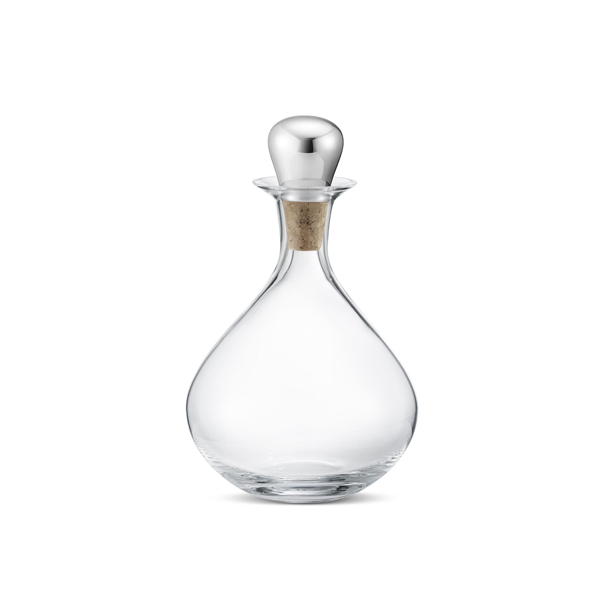 Sky Steel & Glass Liquor Decanter