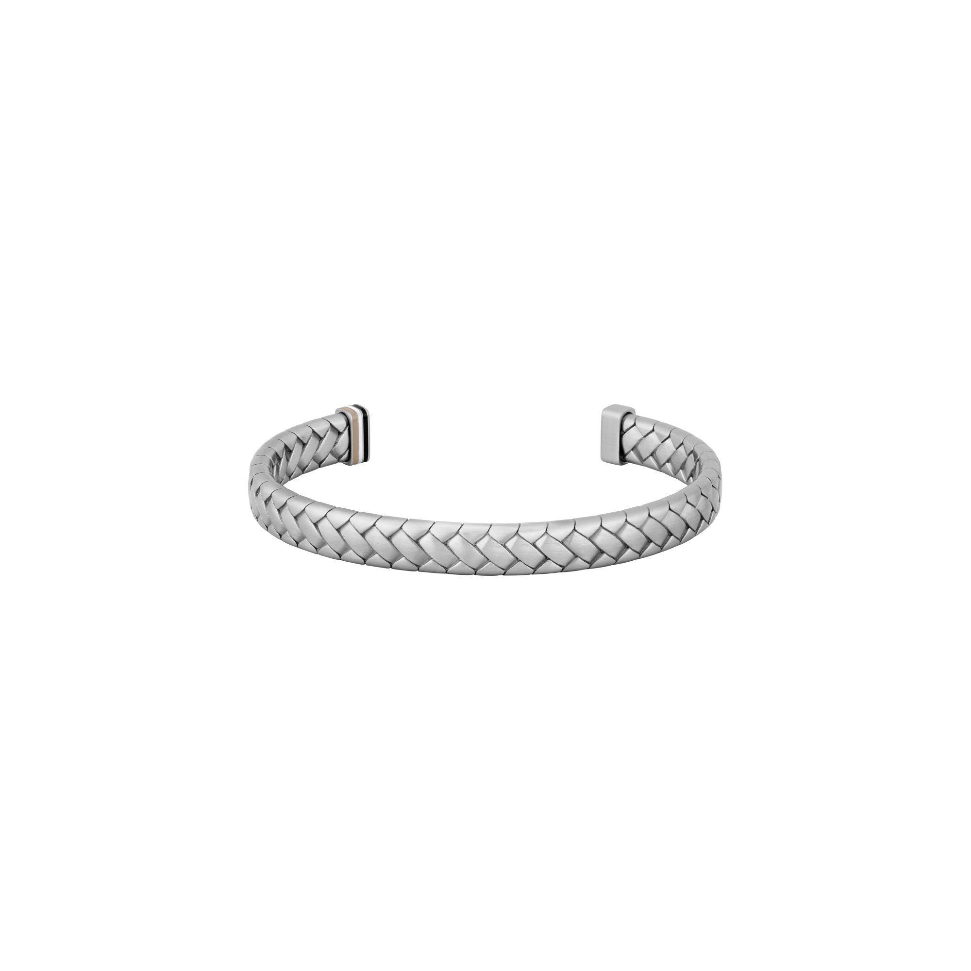 Tailored Stainless Steel Braided Torque Bangle