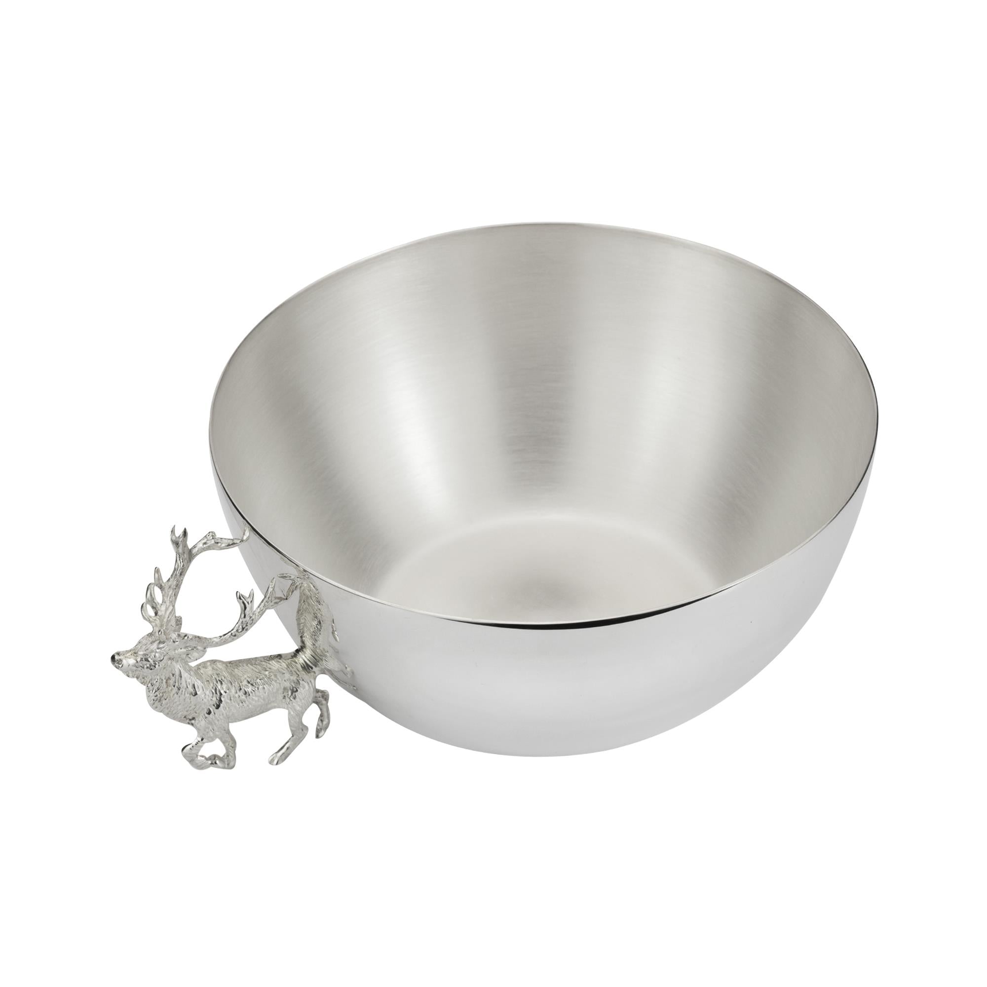 Silver Plated Stag Bowl