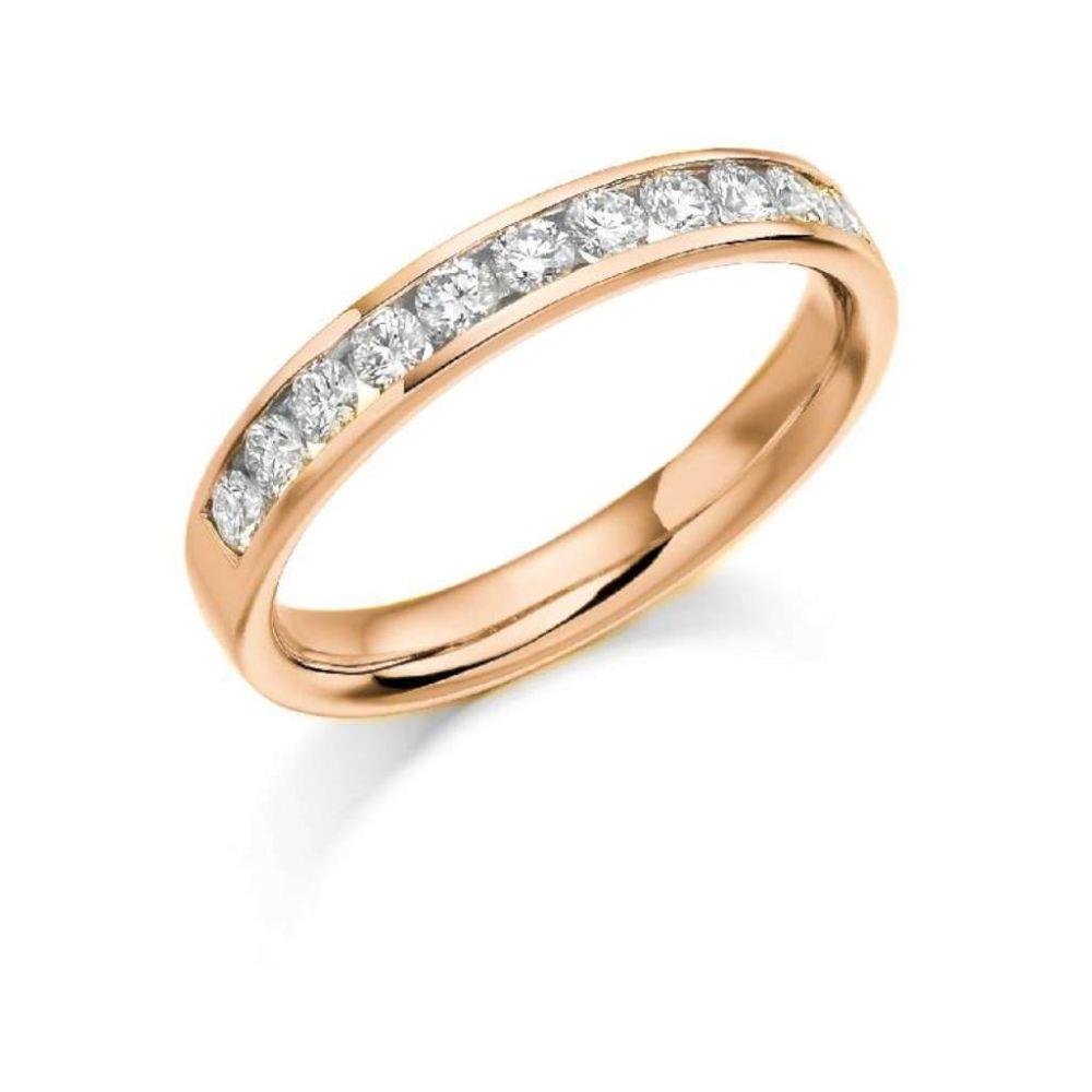 18ct Rose Gold Diamond Eternity Ring