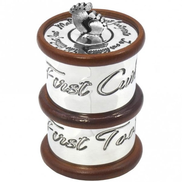 Pewter My First Tooth & Curl Box Set