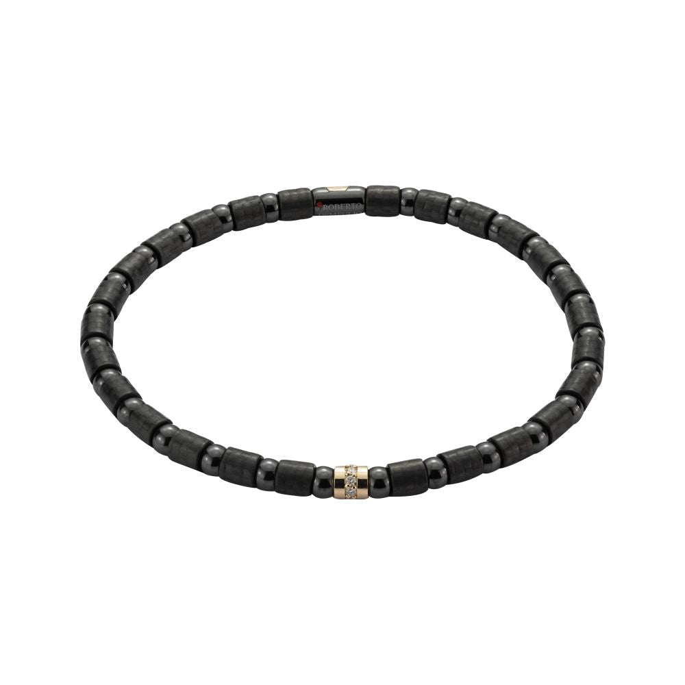 Black Ceramic Expanding Bracelet