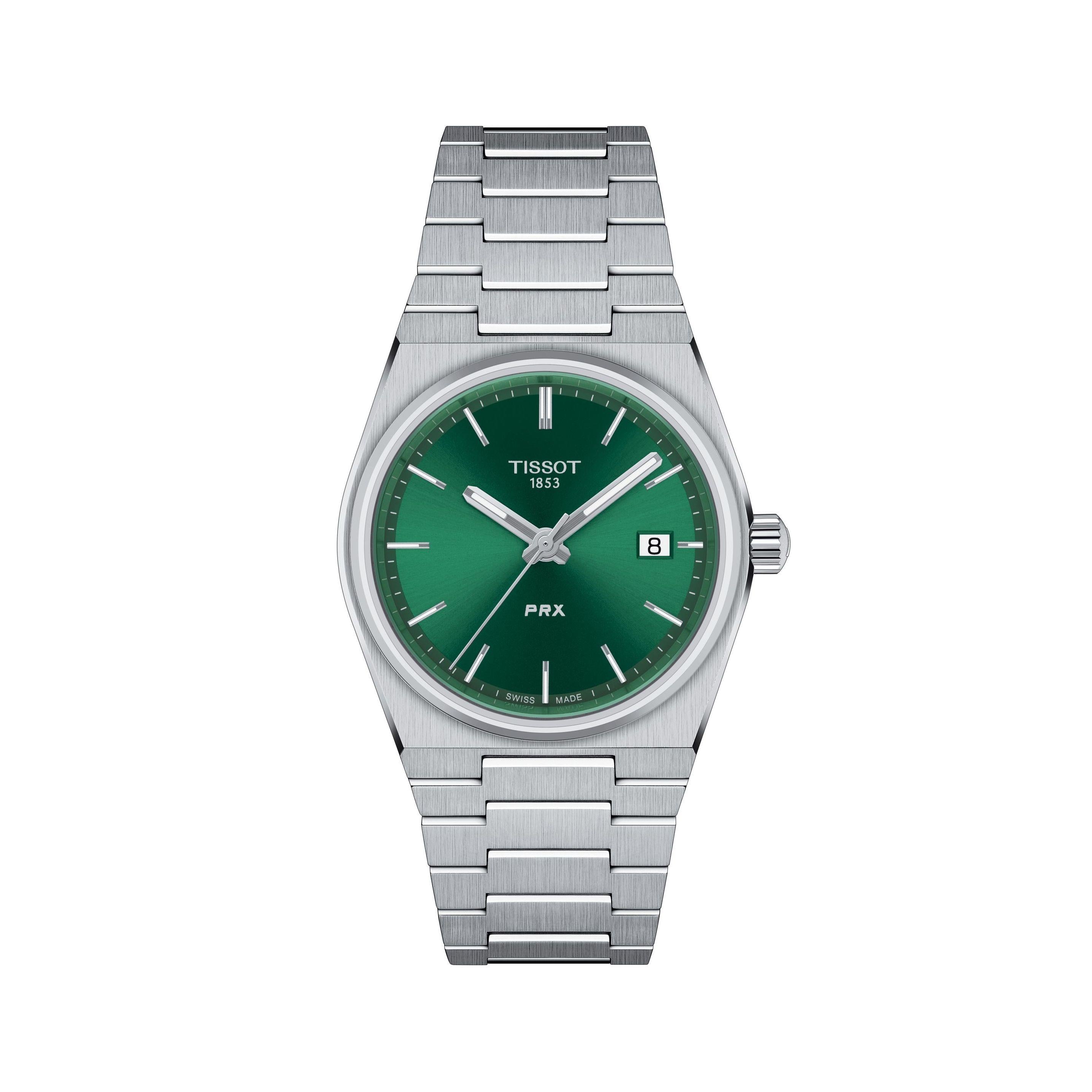 PRX Green Dial Steel Bracelet 35mm