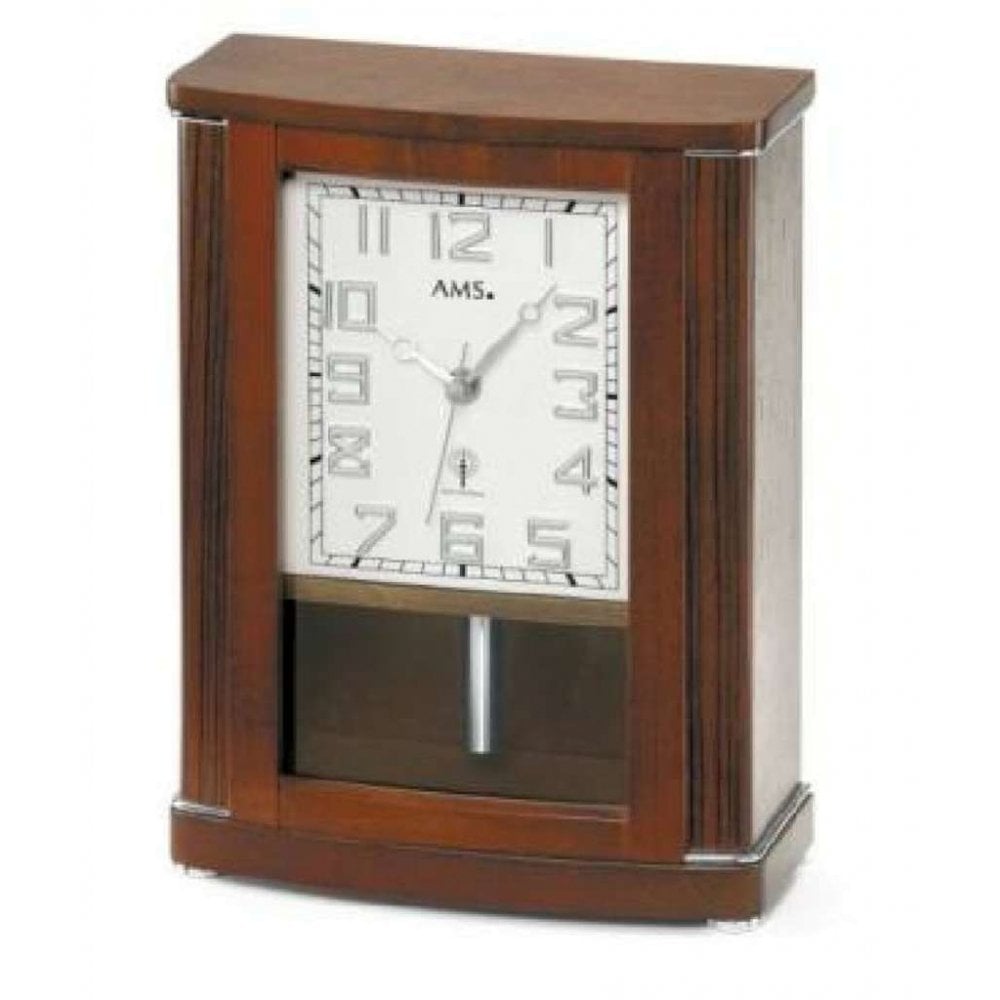 AMS Maple Wood Mantel Clock