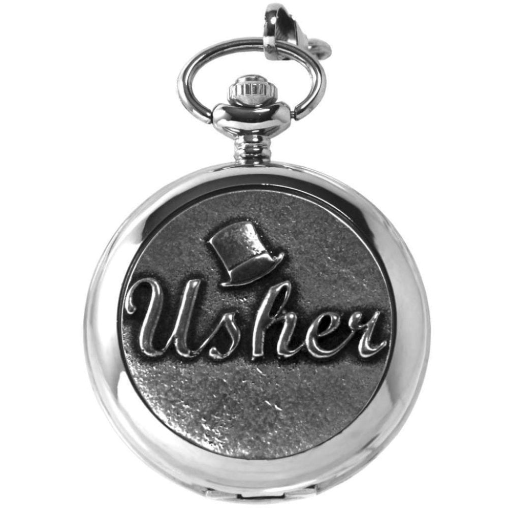 Pewter 'Usher' Pocket Watch