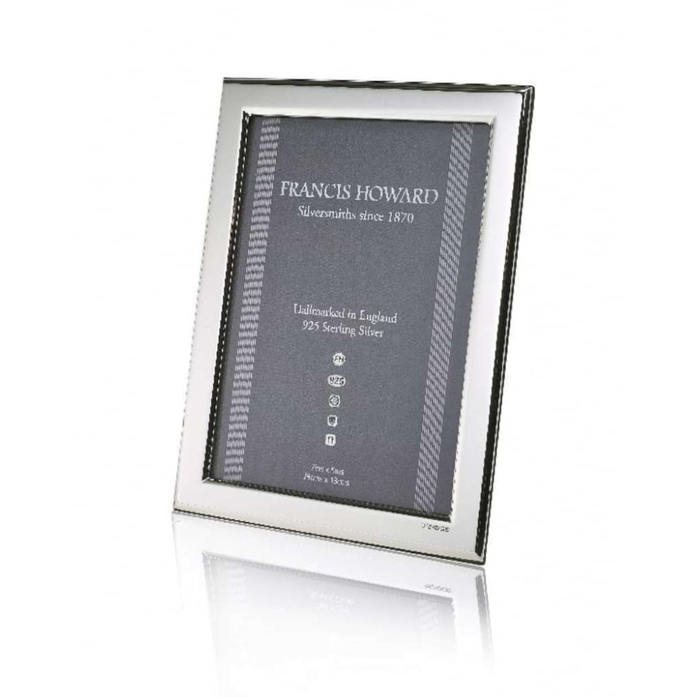 Silver Plain Edge Rectanglar Picture Frame