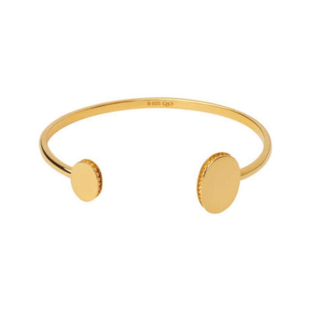 Links Of London Yellow Gold Plated Narrative Cuff